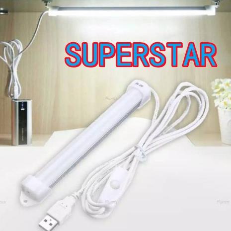 Jual lampu neon panjang strip 20w/tabung led usb lampu belajar kerja ...