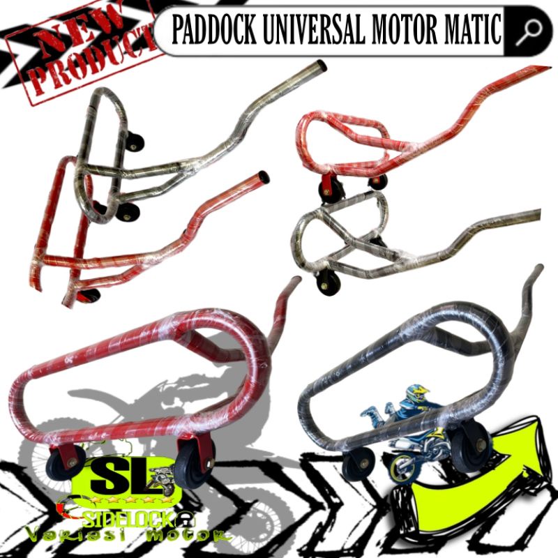 Jual STANDAR PADDOCK MOTOR MATIC UNIVERSAL | Shopee Indonesia