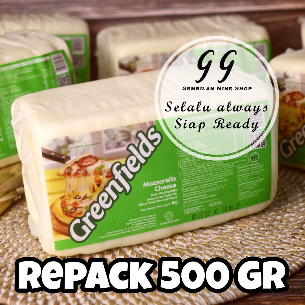 Jual GREENFIELDS 500 Gram MOZZARELLA Cheese Greenfield Keju Mozarella ...