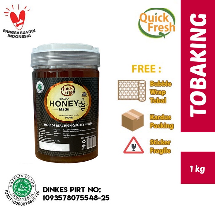 Jual Madu Murni Asli Quick Fresh Honey 1kg Bucket Plastik | Shopee ...