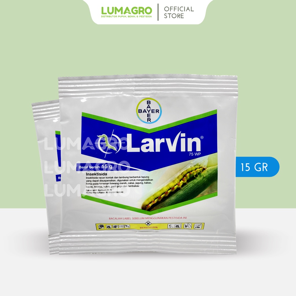 Jual Insektisida Larvin 75WP Tepung 15gr Tiodikarb Mengendalikan Hama ...