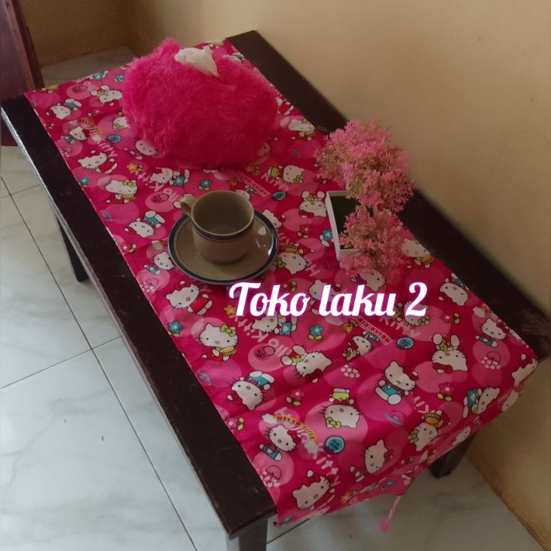 Jual Taplak meja ruang tamu table runner karakter persegi panjang ...