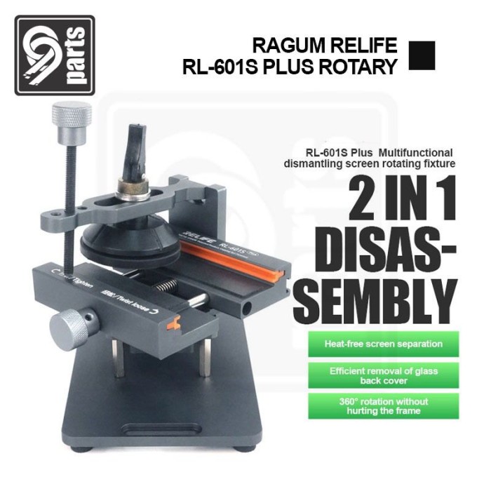 Jual Hp Ragum Relife Rl-601S Plus 2In1 Rotary/ Ragum Untuk Glass Kaca ...