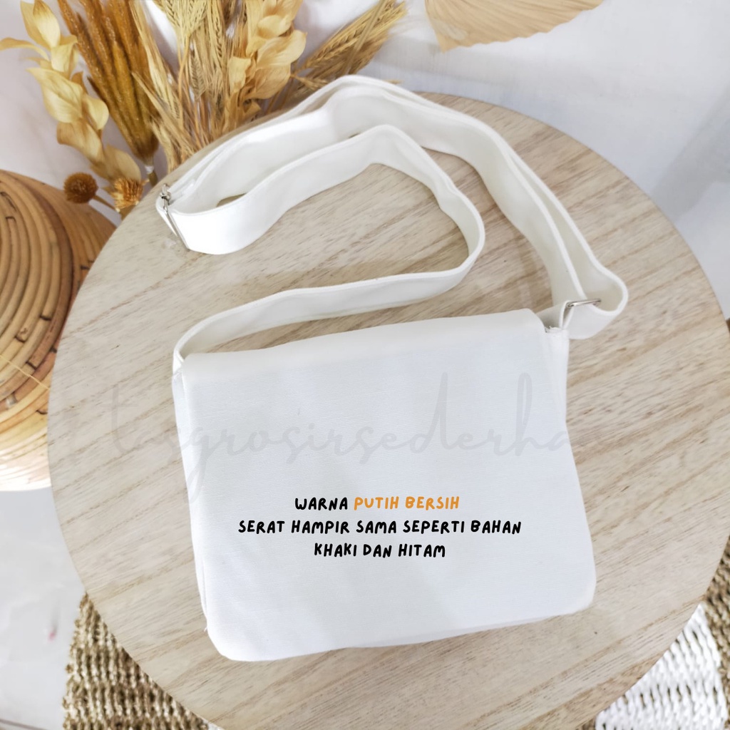 Jual TGS - HAKO BAG / Tas Selempang Kanvas / Mini Canvas Bag Murah ...