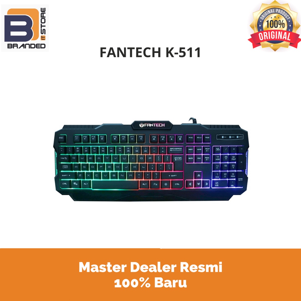 Jual Keyboard Fantech Hunter Pro K511 Backlit Pro Keyboard Gaming ...