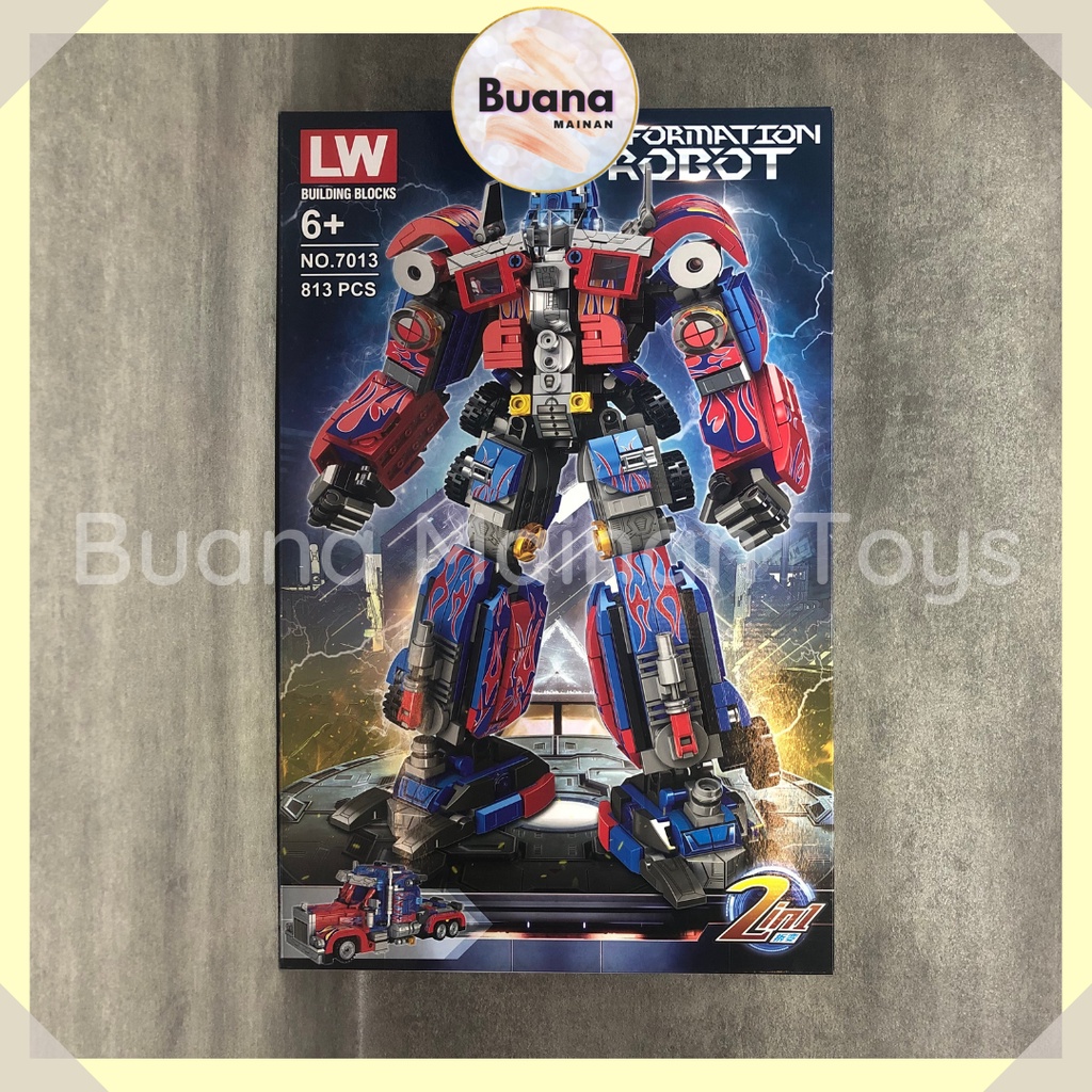 Jual BRICK LW DEFORMATION ROBOT MAINAN EDUKASI ANAK COWO BRICKS BLOCK ...