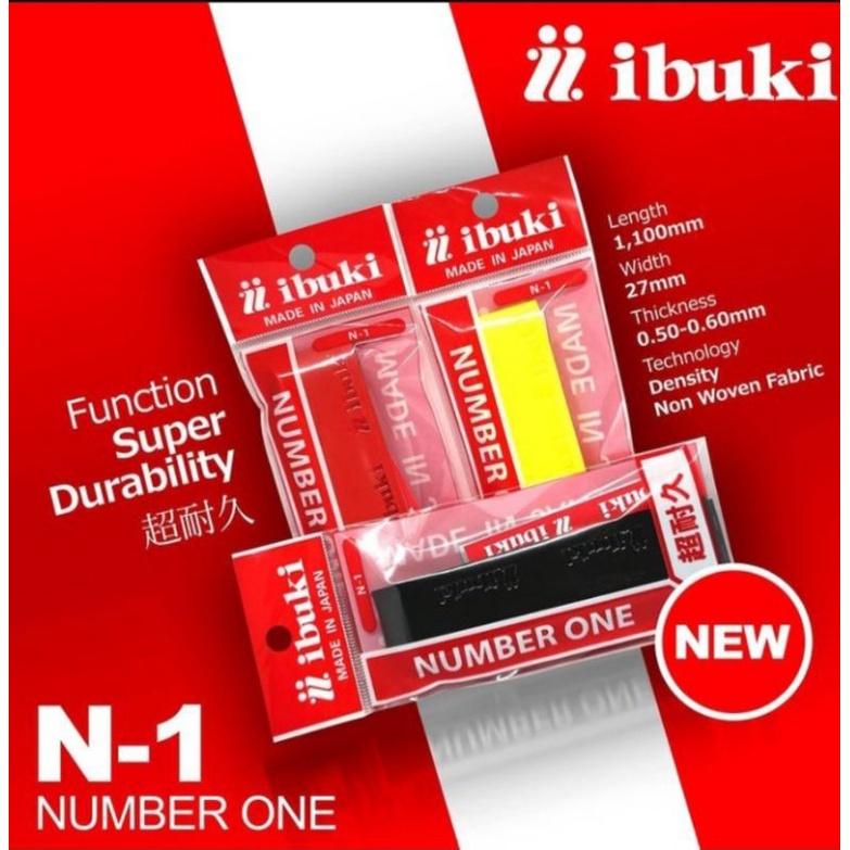 Jual Grip Karet Ibuki Number One N1 N 1 for Badminton Tenis Tennis Original | Shopee Indonesia