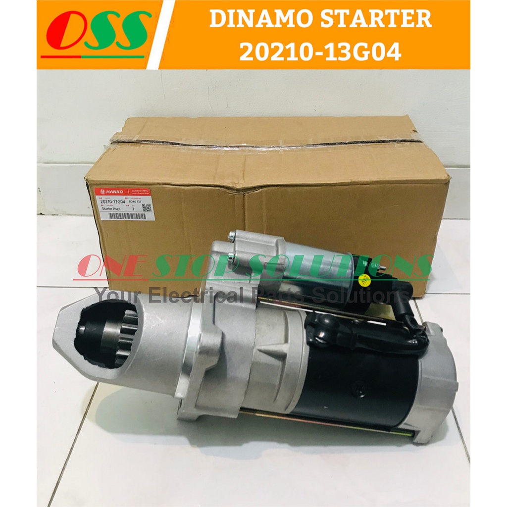 Jual DINAMO STARTER MITSUBISHI 6D40 20210-13G04 | Shopee Indonesia