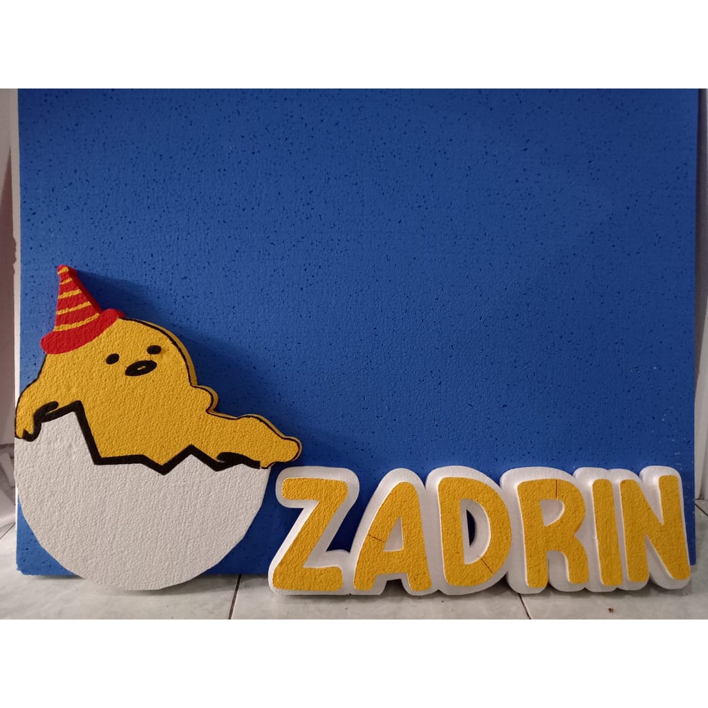 Jual Dekorasi Nama Styrofoam custom 1 lapis | Shopee Indonesia