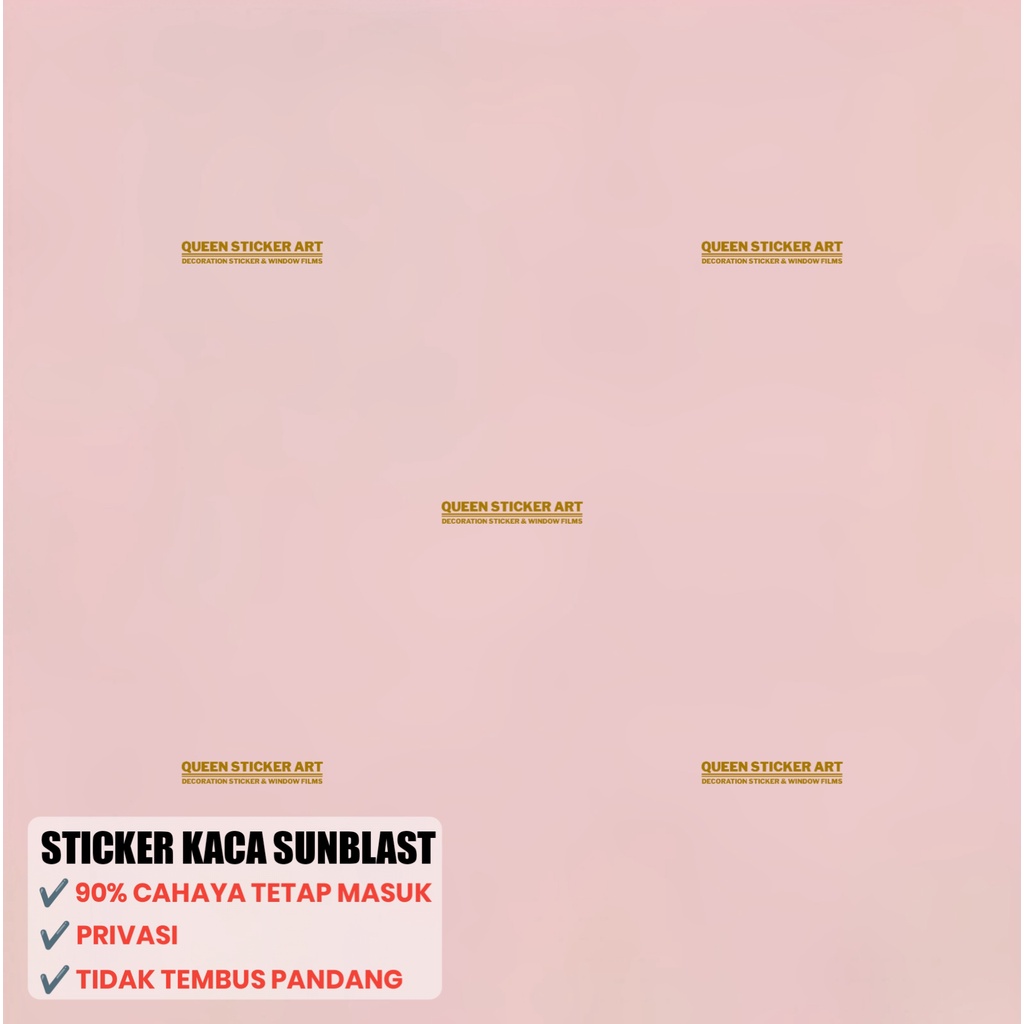 Jual Stiker Kaca Sunblast Sticker Sanblast Sunblas Polos Warna Biru ...