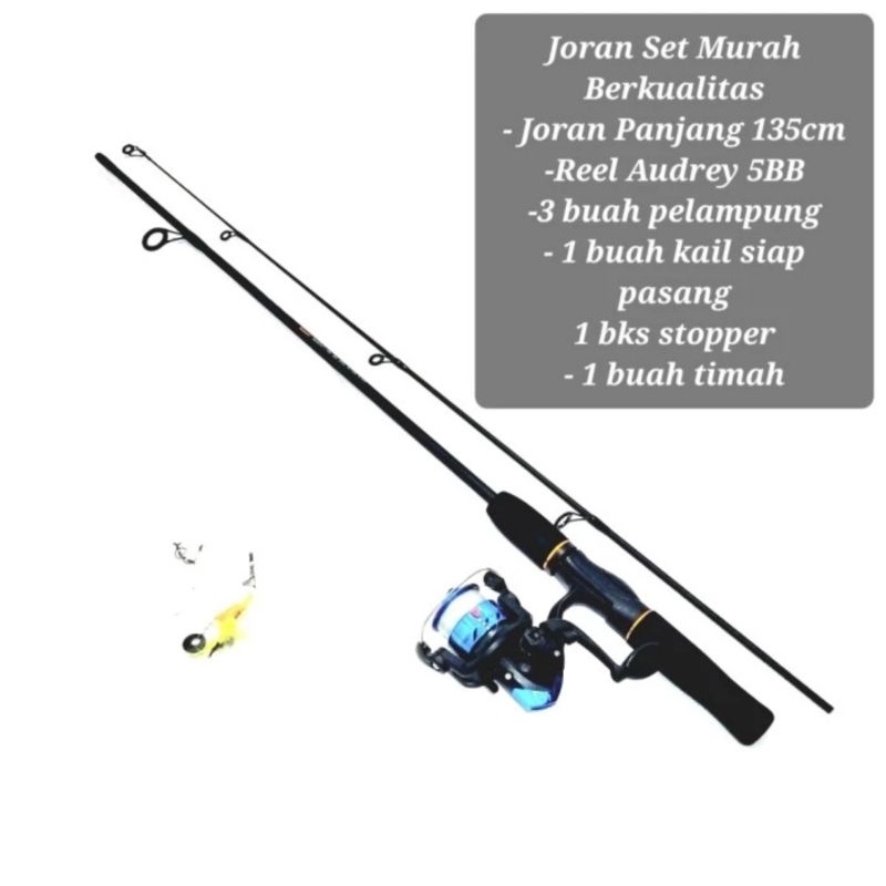 Jual Pancingan Set Pancing Lengkap Joran Sambung 2 Siap Pakai | Shopee ...