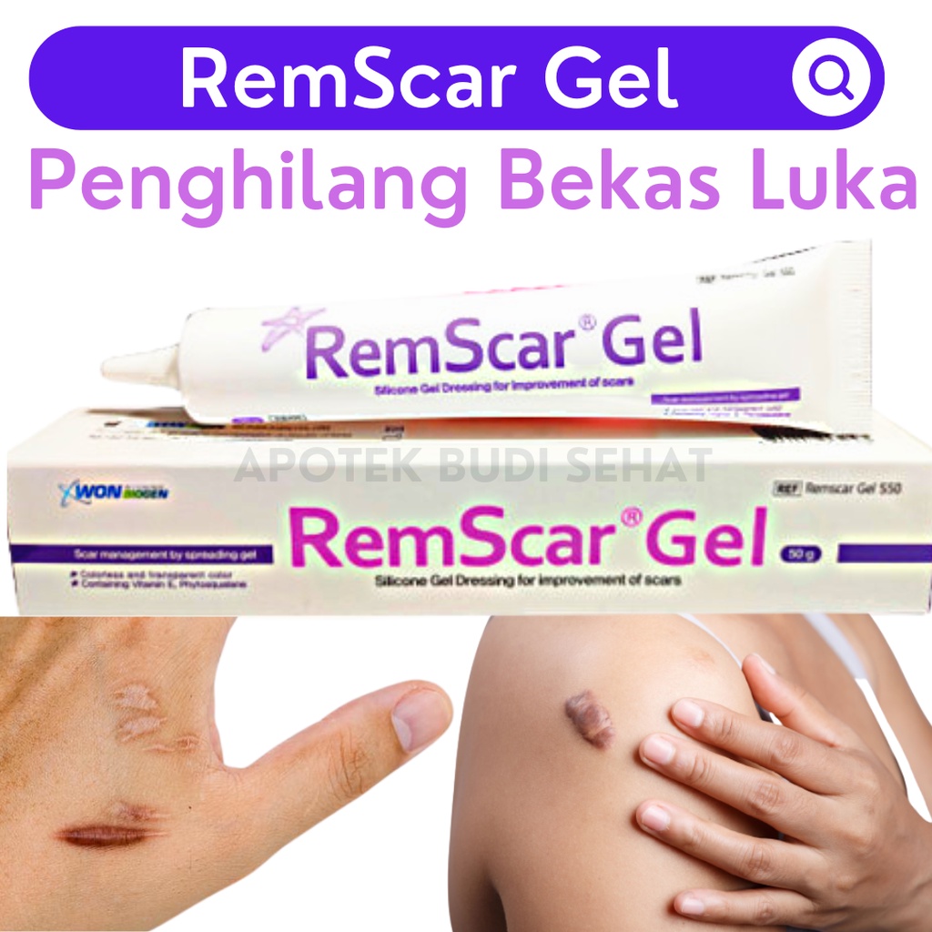 Jual RemScar Gel 15gram Obat Penghilang Bekas Luka Salep Keloid ...