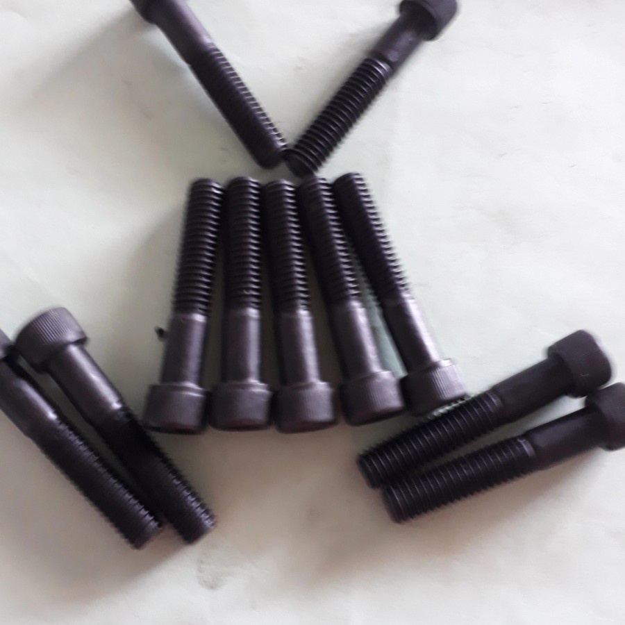 Jual Baut L M10x55 /L hitam/baja grade 12.9/(per pcs) | Shopee Indonesia