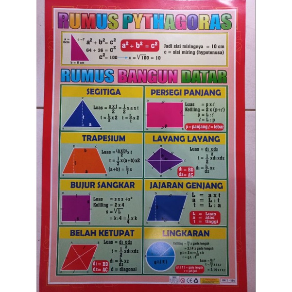 Jual Poster Matematika/poster edukasi | Shopee Indonesia