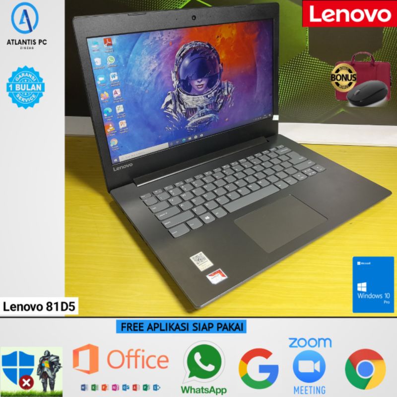 Jual Laptop Lenovo 81D5 AMD A9 RAM 4GB HDD 1TB Windows 10 SIAP PAKAI !!! | Shopee Indonesia