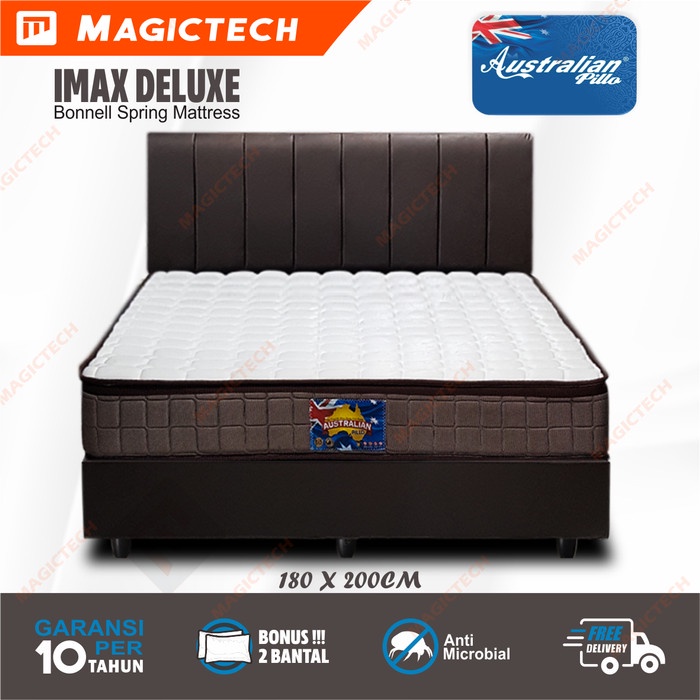 Jual KASUR SPRINGBED AUSTRALIAN PILLO IMAX DELUXE 180 X 200 CM KING ...
