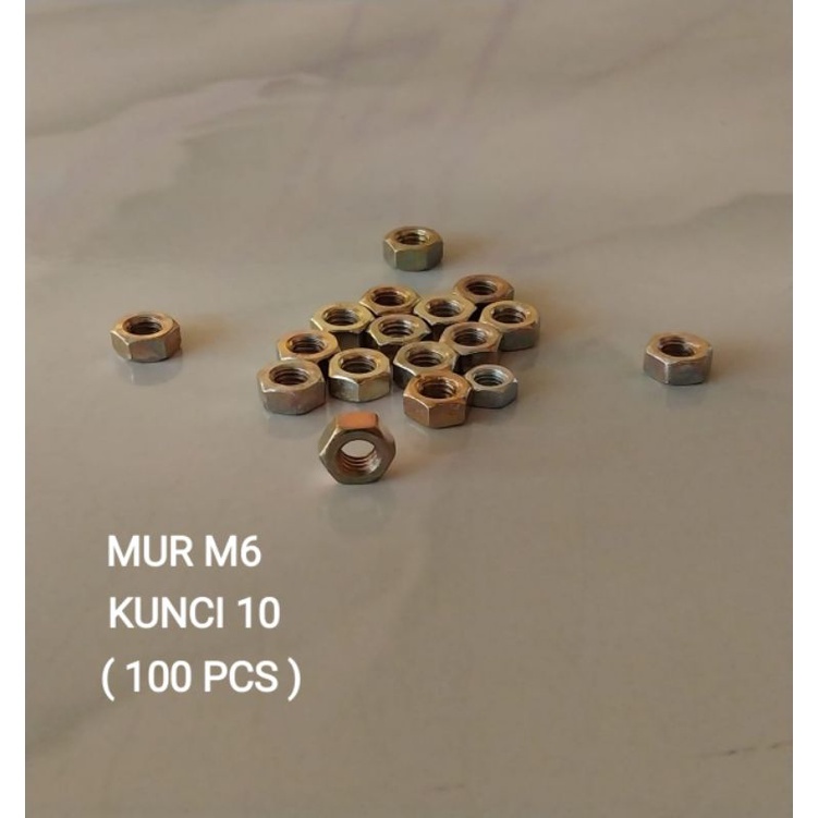 Jual MUR M6 KUNCI 10 ( 100 PCS ) | Shopee Indonesia