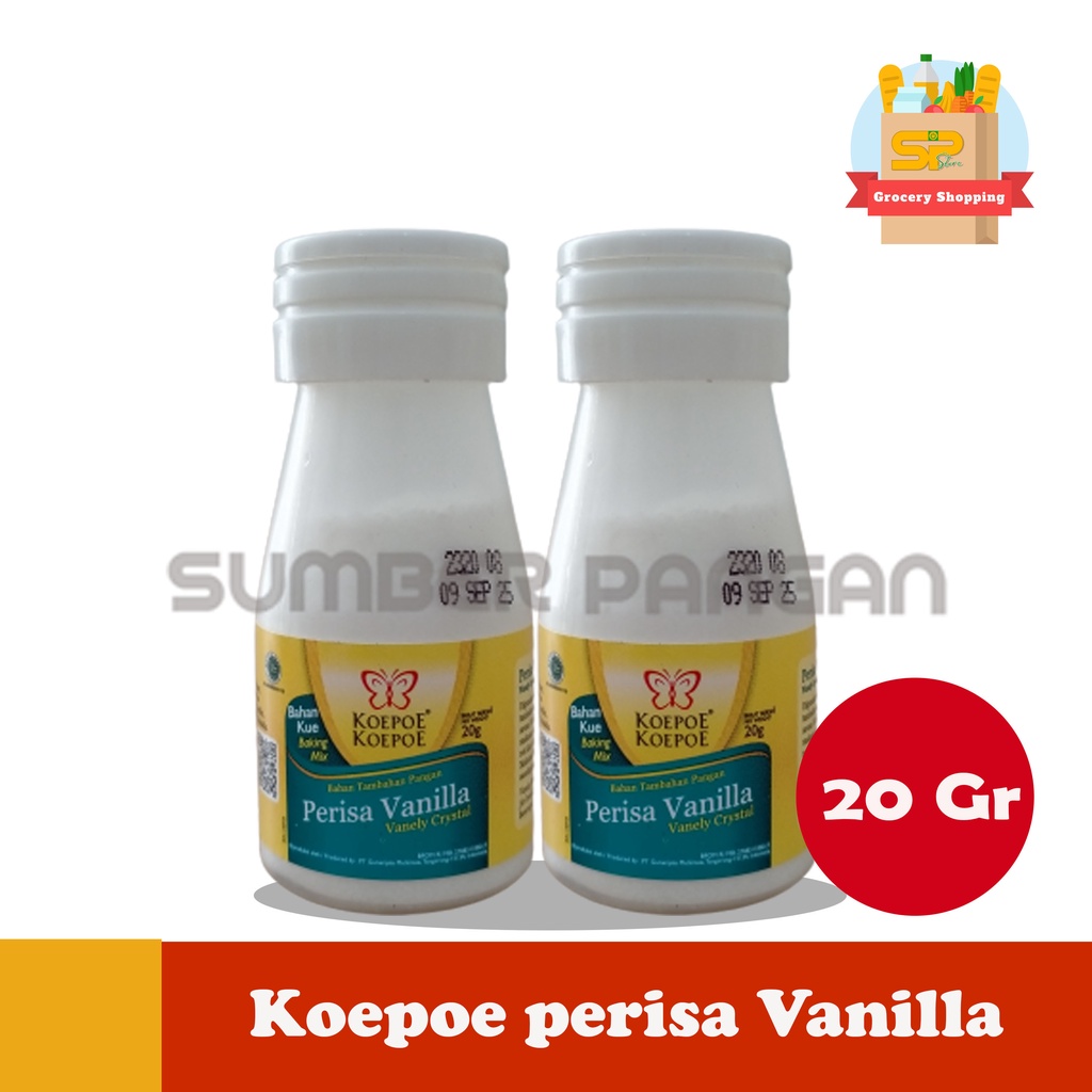 Jual koepoe koepoe perisa vanila 20Gr/ PERISA VANILLA (20gr) | Shopee ...