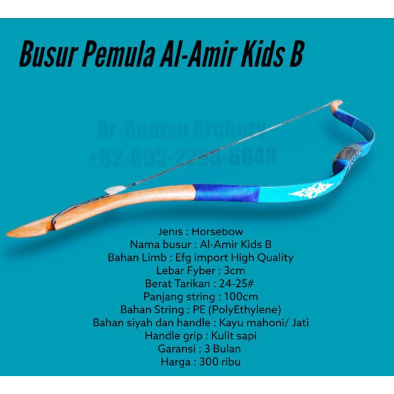Jual Busur Pemula Al Amir Kids B Murah BONUS ARROW | Shopee Indonesia