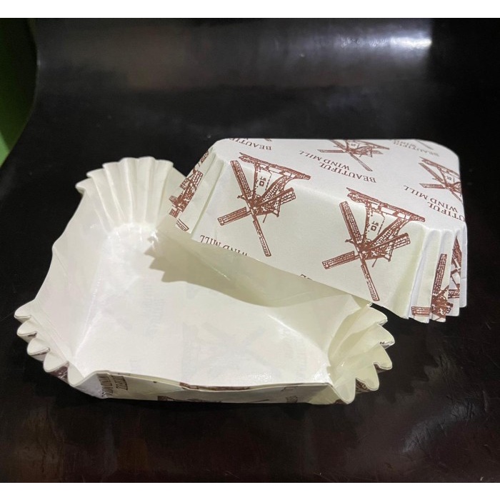 Jual Cases Roti Windmill Cup Kincir Roti Segitiga Triangle isi 50 ...