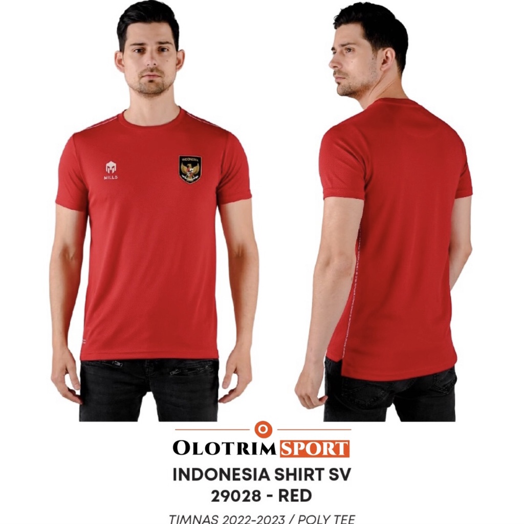 Jual Jersey Kaos Timnas Indonesia MILLS Indonesia Shirt SV Original ... Jual Jersey Kaos Timnas Indonesia MILLS Indonesia Shirt SV Original ...