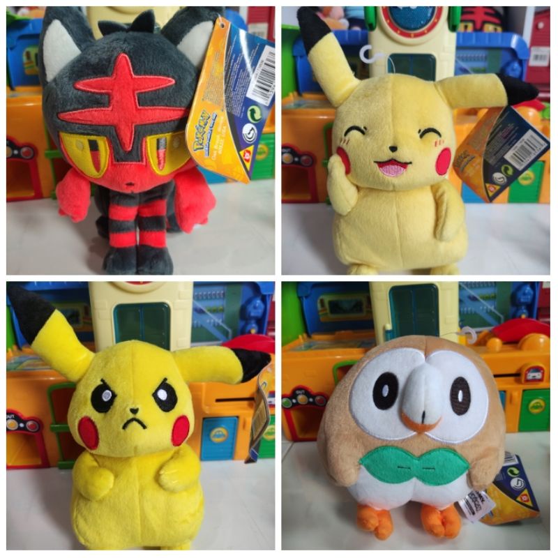 Jual Boneka pokemon Pikachu, litten Rowlet tomy | Shopee Indonesia