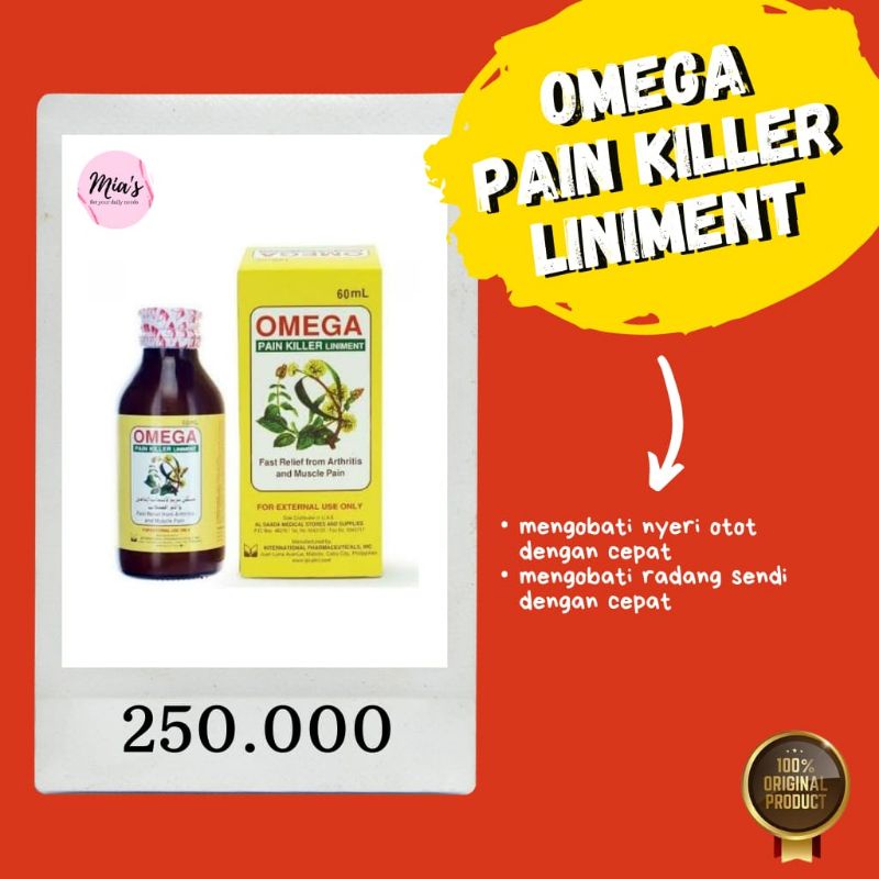 Jual OMEGA, Minyak gosok panas untuk nyeri otot dan nyeri sendi (OMEGA ...