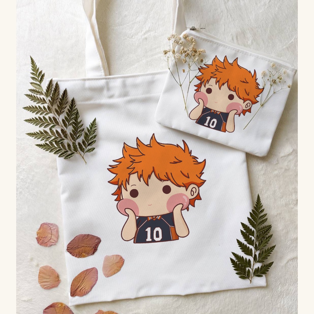 Jual HAIKYUU!! TOTE BAG + PENCIL CASE ANIME / ANIME KIT / ANIME FANKIT ...