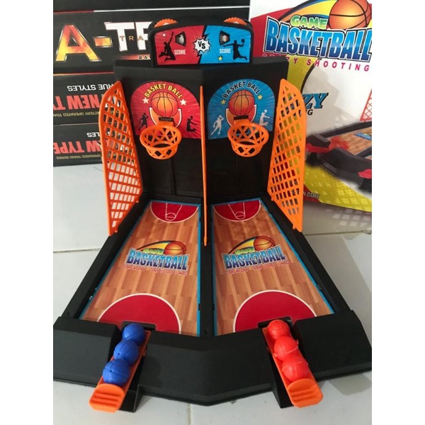 Jual Mainan Anak Basket Ball Game Pencet Jari Tangan Mainan Game Bola ...