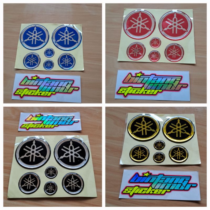 Jual STICKER EMBLEM TIMBUL LOGO YAMAHA STICKER AEROX,NMAX,LEXI,MKO,FINO ...