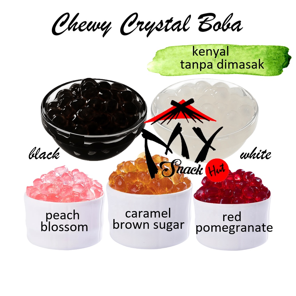 Jual CHEWY CRYSTAL BOBA 250GR - PEARL BUBBLE MUTIARA KRISTAL KENYAL ...
