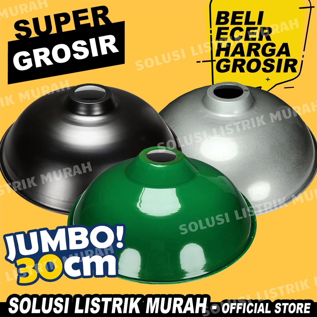 Jual Kap Besar Fitting Lampu Jalan WD E-27 Kap Lampu Gantung | Shopee Indonesia