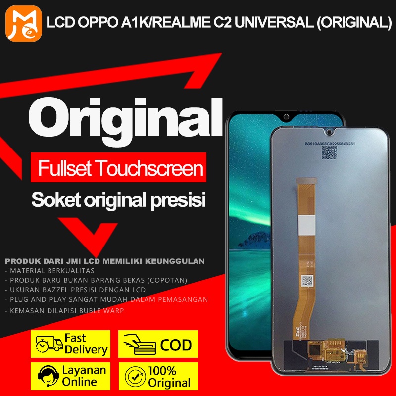 Jual JMI LCD+TOUCHSCREEN / LCD OPPO A1K / LCD REALME C2 / LCD OPPO A1K ...