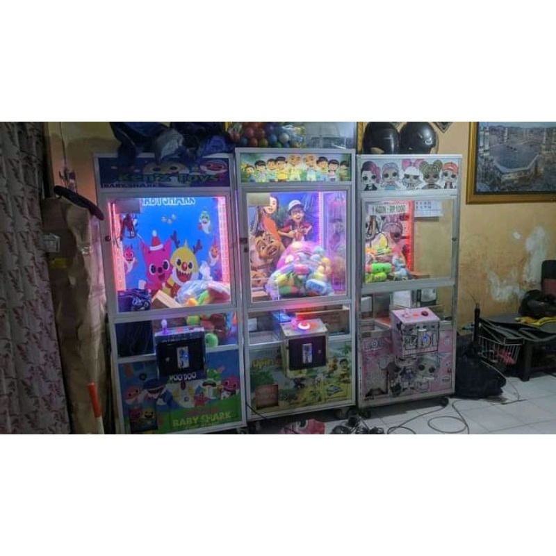Jual mesin capit capit boneka free koin 100 second | Shopee Indonesia