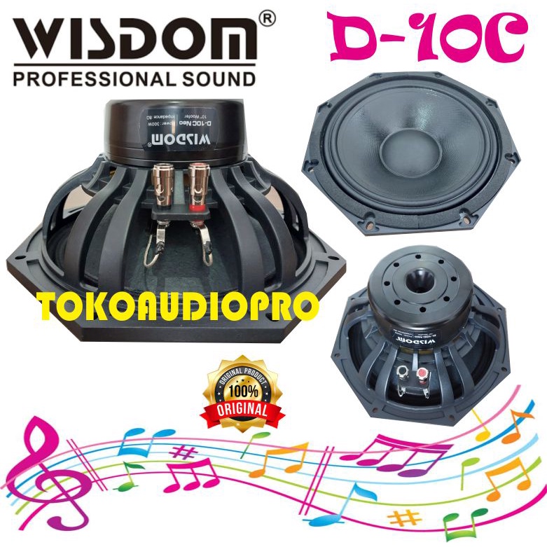 Jual Speaker Component Wisdom D-10C 10-inch Komponen Speaker Wisdom d10c | Shopee Indonesia