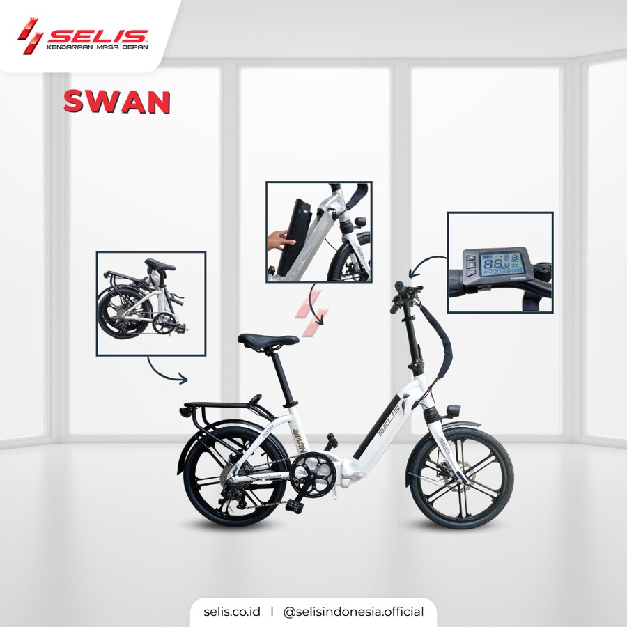 Jual Sepeda Listrik Selis Tipe Swan | Shopee Indonesia