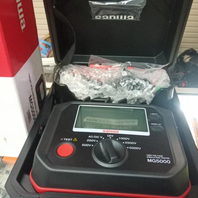 Jual SANWA MG5000 HIGH VOLTAGE DIGITAL TYPE INSULATION TESTER | Shopee ...