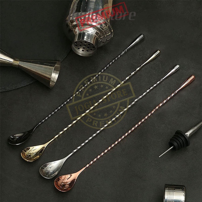 Jual Long Bar Spoon Cocktail /Sendok Panjang /Sendok Teh Mixing ...