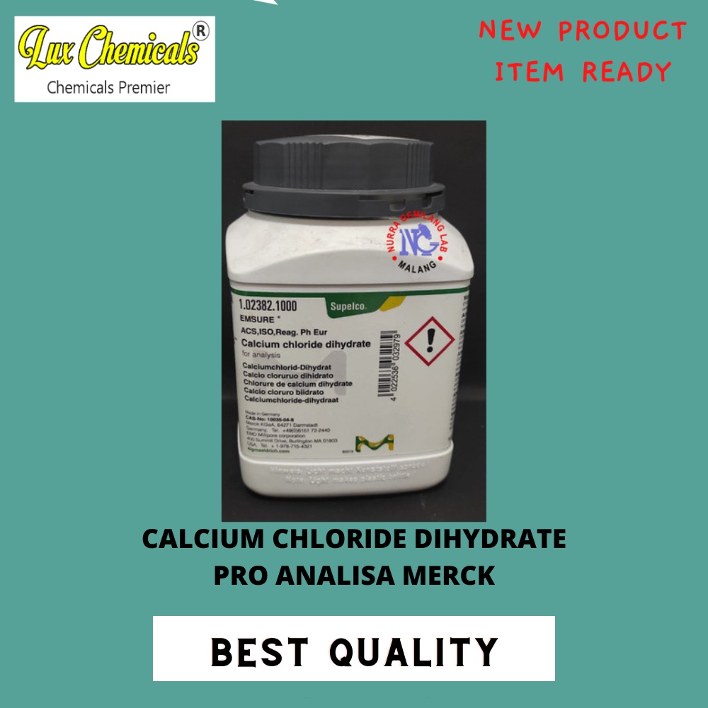 Jual ( MERCK ) Calcium Chloride Dihydrate / Kalsium Klorida Dihidrat ...