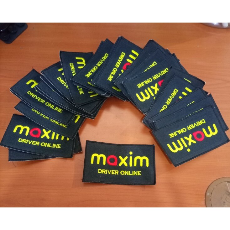 Jual Emblem Maxim Kecil Bordir KOmputer Logo Maxim | Shopee Indonesia