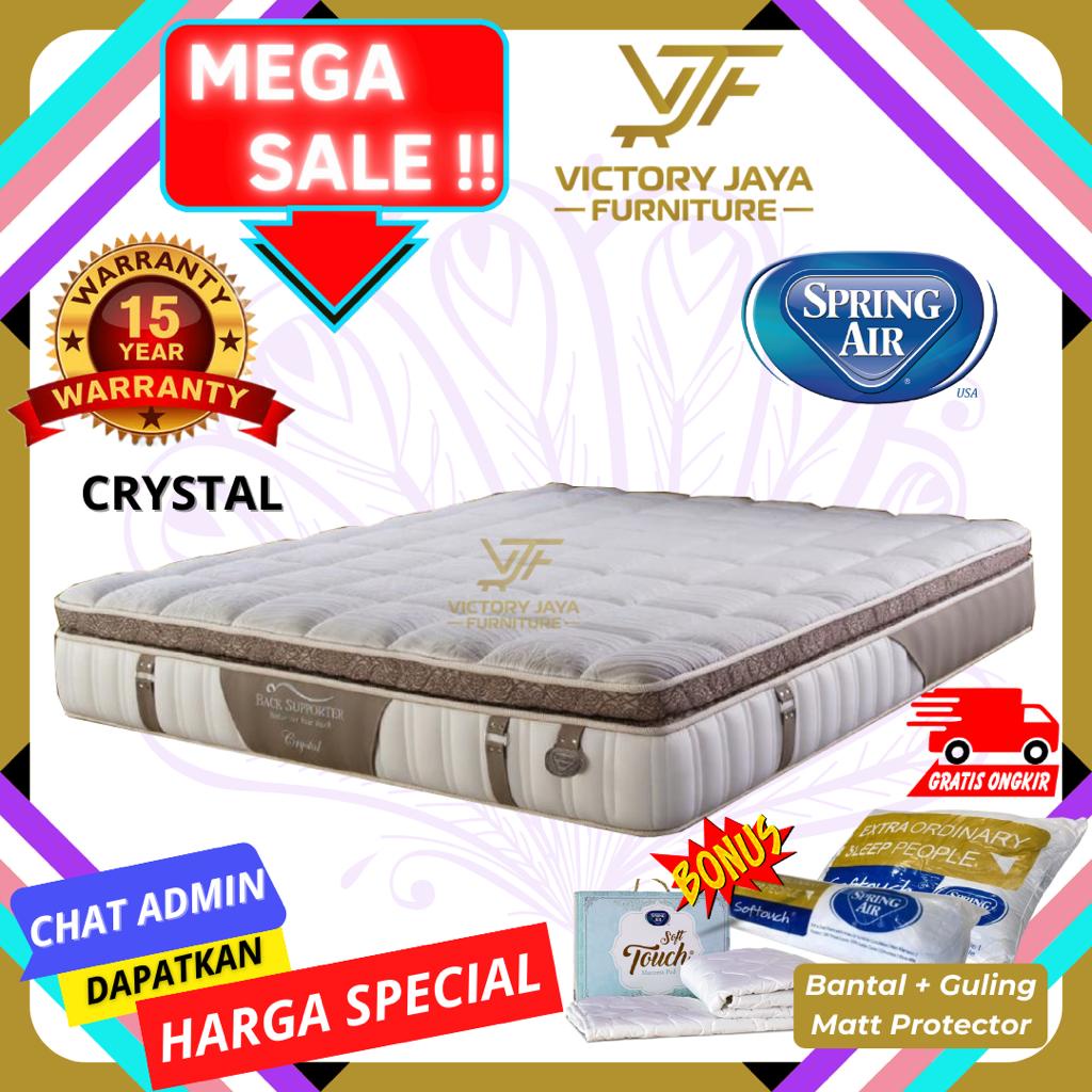 Jual Kasur Spring Bed Spring Air New Crystal (Hanya Kasur) Ukuran ...
