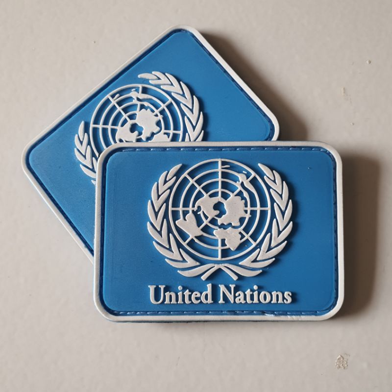 Jual patch rubber logo unifil - united nations - libanon - pbb ...