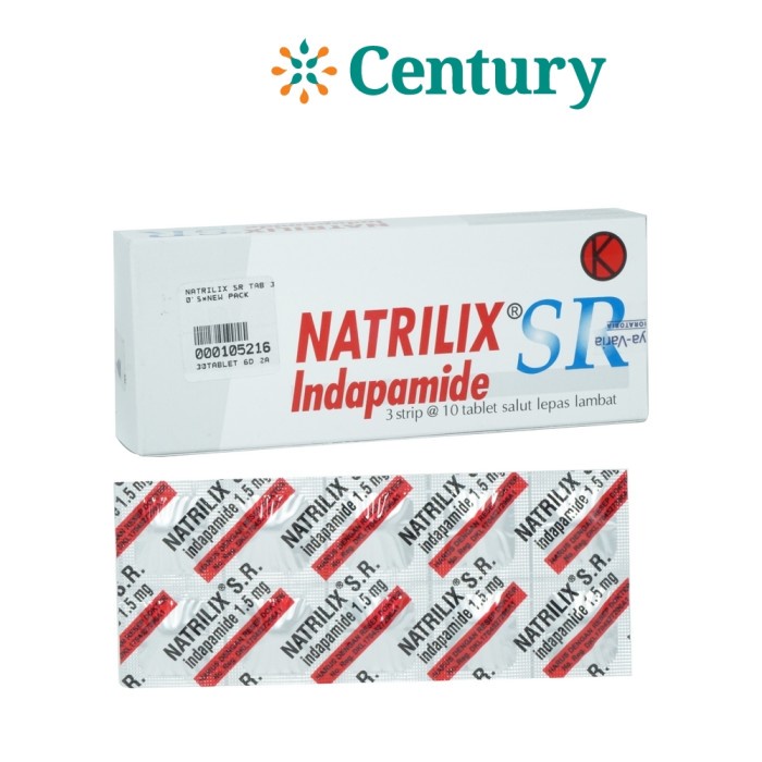 Jual NATRILIX SR 1 STRIP ISI 10 TABLET / HIPERTENSI / JANTUNG | Shopee ...