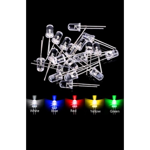 Jual LED 5mm(Putih, Biru, Hijau) | Shopee Indonesia