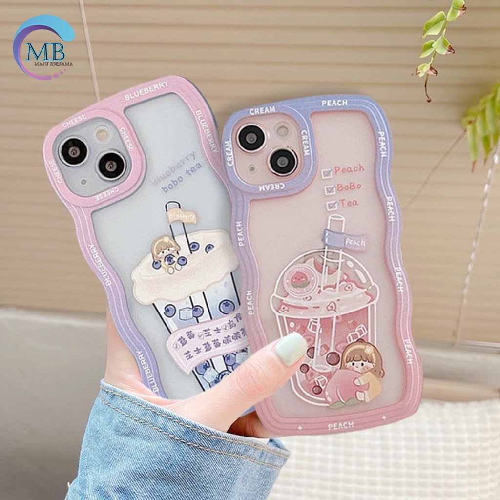 Jual SS132 CASING SOFTCASE PEACH BOBA TEA FOR XIAOMI REDMI 4A 5A 6A 8 ...
