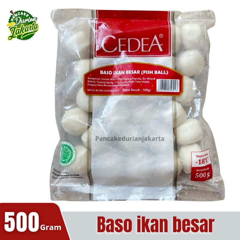 Jual CEDEA BASO IKAN BESAR / FISH BALL 500GR | Shopee Indonesia