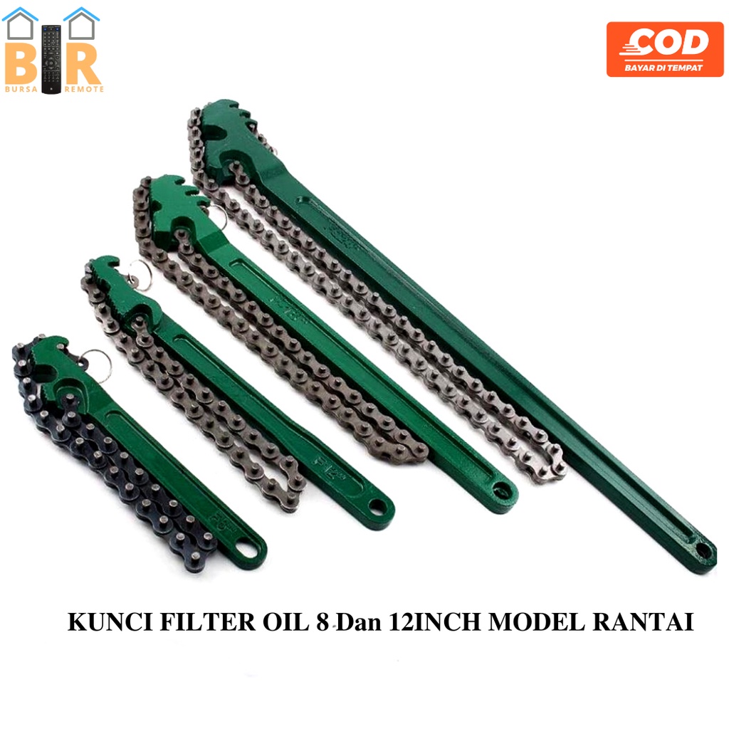 Jual Kunci Oli Filter 8 Dan 12 Inch Tipe Rantai Oil Filteer Wrench ...