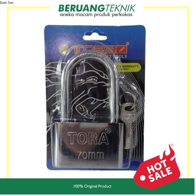 Jual TORA Padlock Safety Long American 70 mm - Gembok Panjang 3 Kunci | Shopee Indonesia
