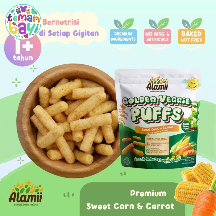 Jual ALAMII PUFFS CHOCOLATE CHEESE GOLDEN VEGGIE CHEESY TOMATO YOGURT ...