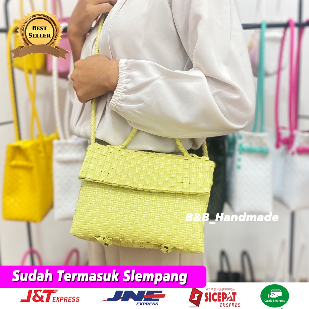 Jual (FREE SLEMPANG ANYAM) Furing!! Flip Bag Magnet Size S. Bisa Hand ...